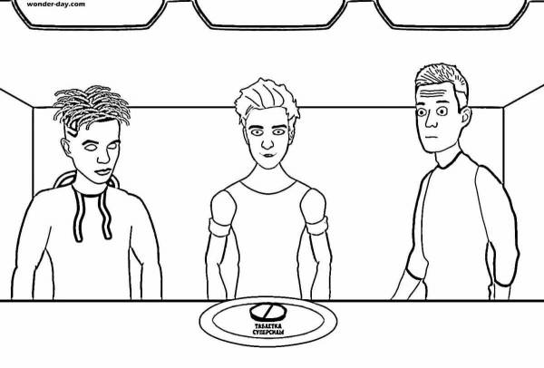 Coloring Pages Vlad and Nicky (39 pcs) - download or print for free #7277