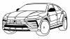Coloring Pages Urus lamborghini (39 pcs) - download or print for free #7383