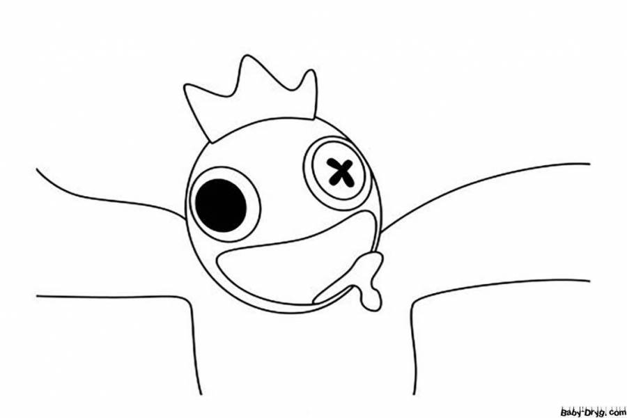 Coloring Pages Rainbow friends monsters roblox (39 pcs) - download or ...