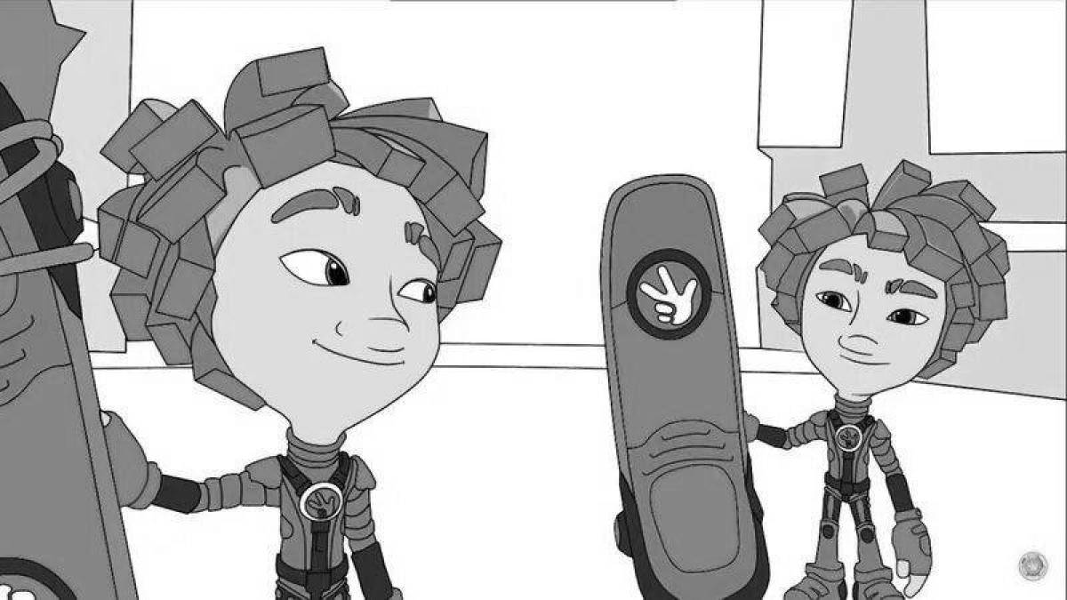 Coloring Pages Fixies freak and geek (38 pcs) - download or print for ...