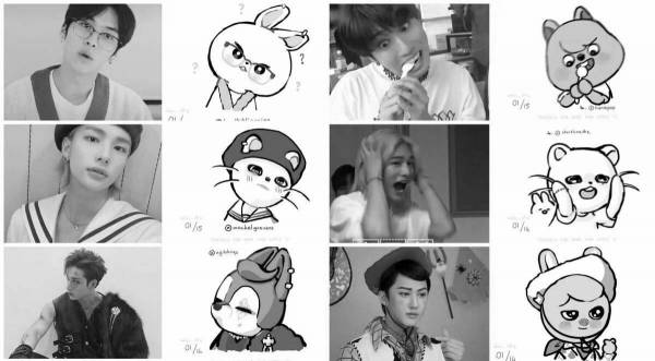 Coloring Pages Skzoo Stray Kids (26 pcs) - download or print for free #7778