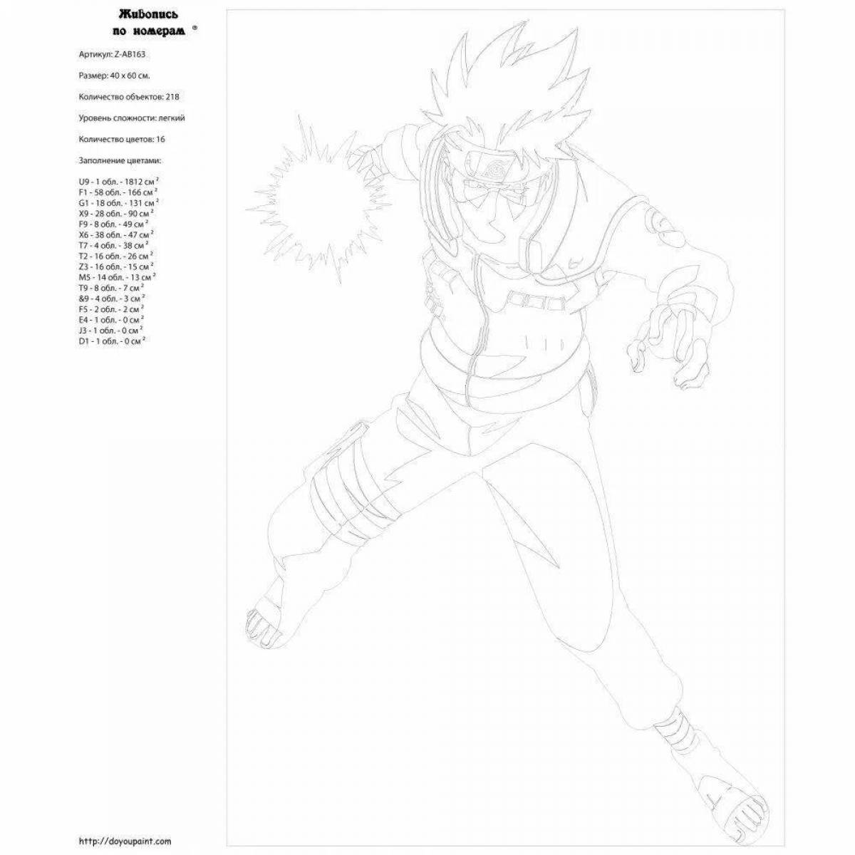 Coloring Pages Naruto by numbers (29 pcs) - download or print for free ...