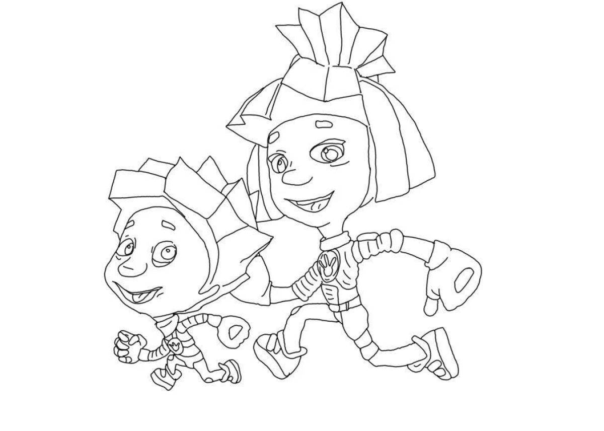 Coloring Pages Fixies for girls (29 pcs) - download or print for free #8915