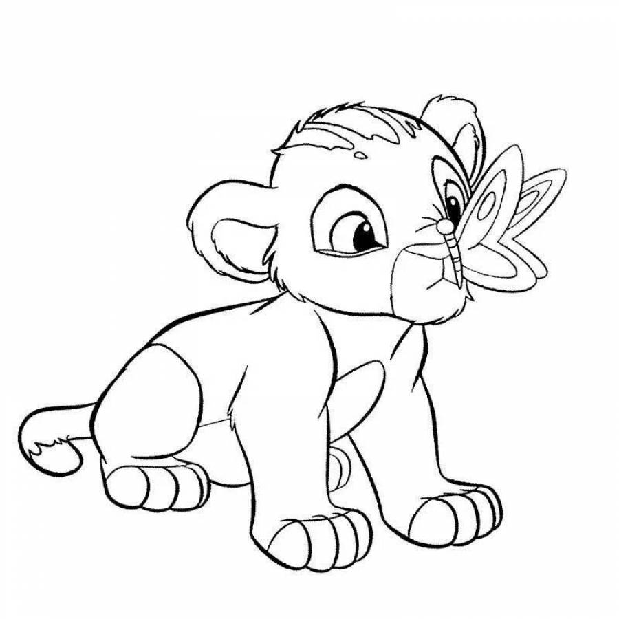 Раскраски Котик симба (28 шт.) - скачать или распечатать бесплатно #9441
