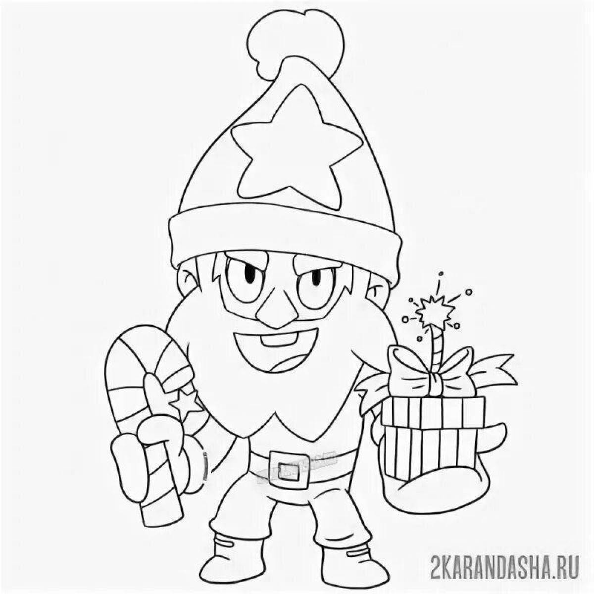 Coloring Pages Bravo stars new year skins (29 pcs) - download or print ...