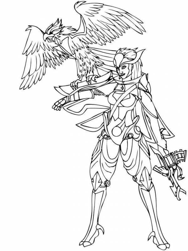 Coloring Pages Mobile legends (28 pcs) - download or print for free #9707