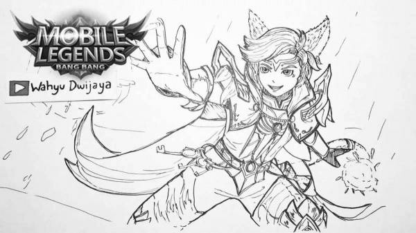Coloring Pages Mobile legends (28 pcs) - download or print for free #9707