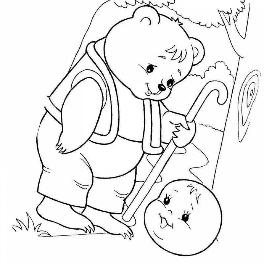 Coloring Pages Bun heroes of a fairy tale (39 pcs) - download or print ...