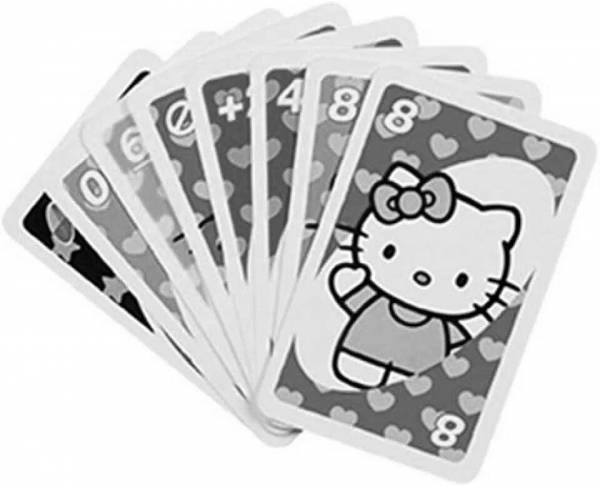 Coloring Pages Hello kitty uno cards (39 pcs) - download or print for ...