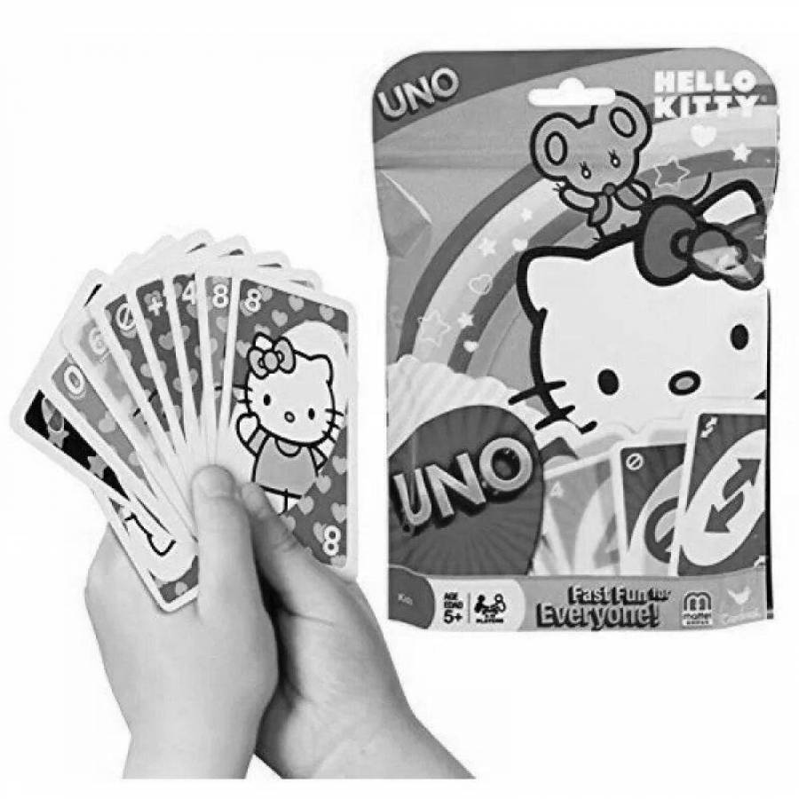 Coloring Pages Hello kitty uno cards (39 pcs) - download or print for ...