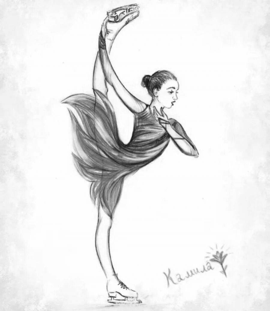 Coloring Pages Kamila valieva (32 pcs) - download or print for free #10241