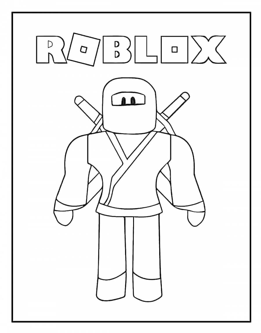 Раскраски Roblox: 232 раскраски - скачать или распечатать бесплатно