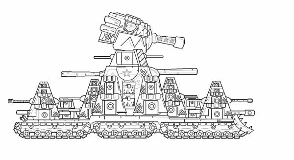 Раскраски КВ-44: 71 раскраска - скачать или распечатать бесплатно