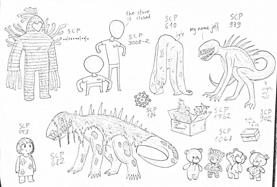 Раскраски SCP: 13 раскрасок - скачать или распечатать бесплатно