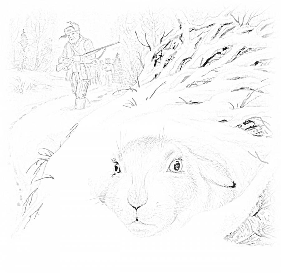 Раскраски охота: 37 раскрасок - скачать или распечатать бесплатно