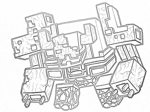 Раскраски Minecraft: 817 раскрасок - скачать или распечатать бесплатно