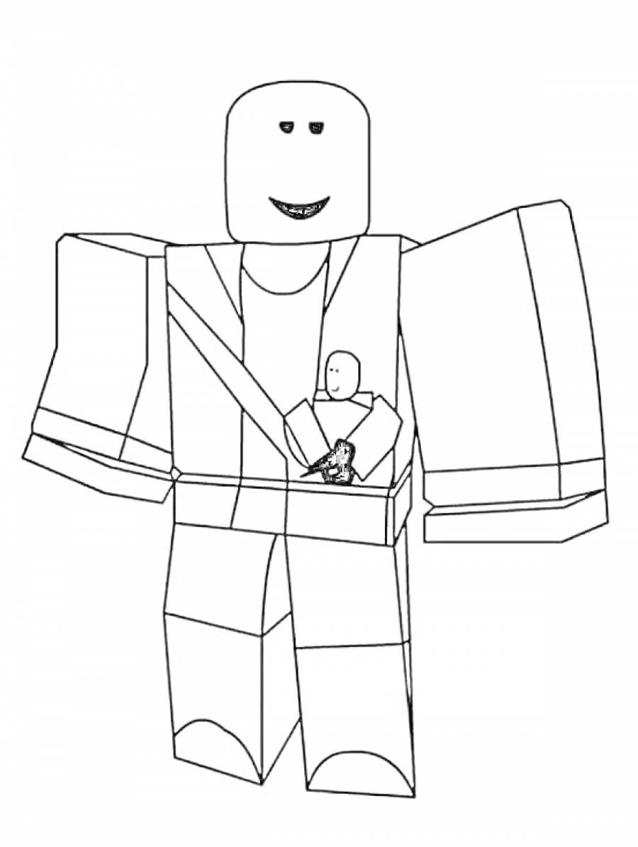 Раскраски Roblox: 232 раскраски - скачать или распечатать бесплатно