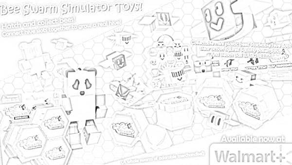 Раскраски Bee Swarm Simulator: 23 раскраски - скачать или распечатать ...