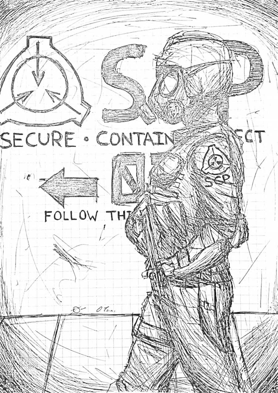 Раскраски SCP: 95 раскрасок - скачать или распечатать бесплатно