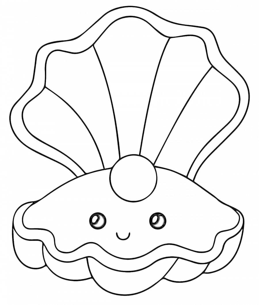 Раскраски ракушка: 567 раскрасок - скачать или распечатать бесплатно