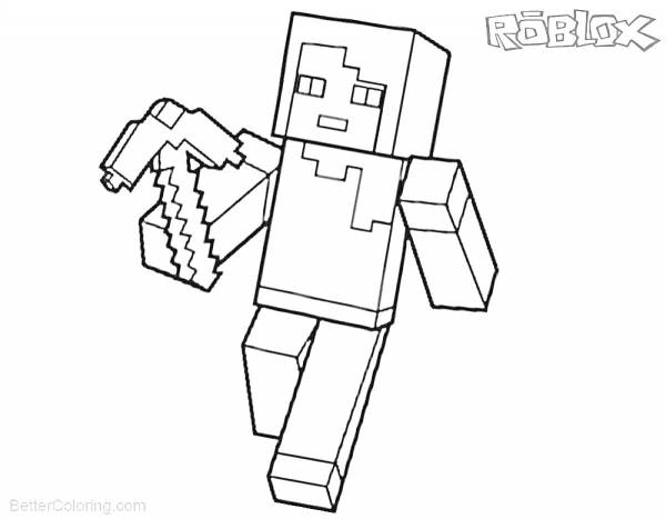 Раскраски Roblox: 232 раскраски - скачать или распечатать бесплатно