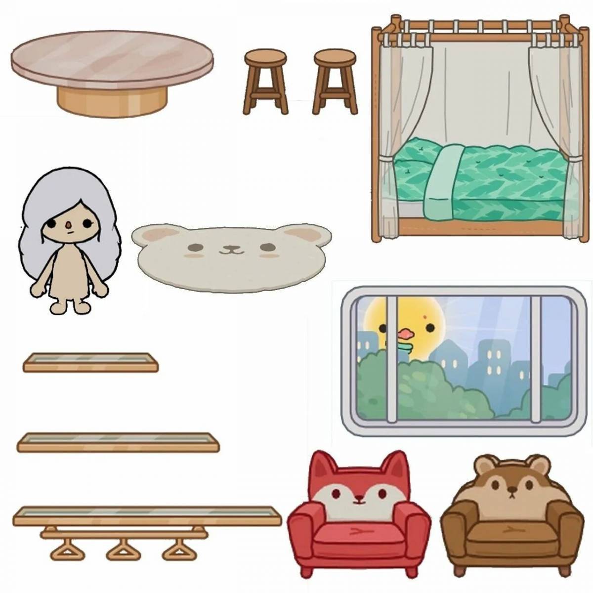 Картинки Тока бока для девочек комната (39 шт.) - #9454