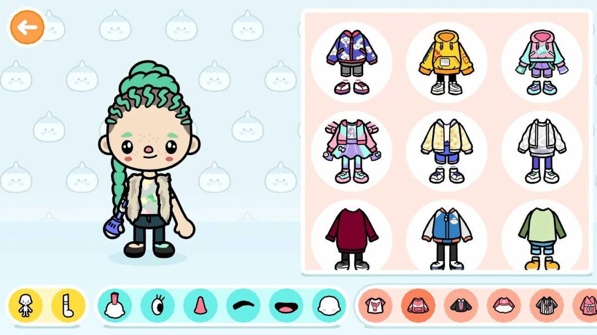 Картинки Тока бока для девочек с одеждой (29 шт.) - #8616